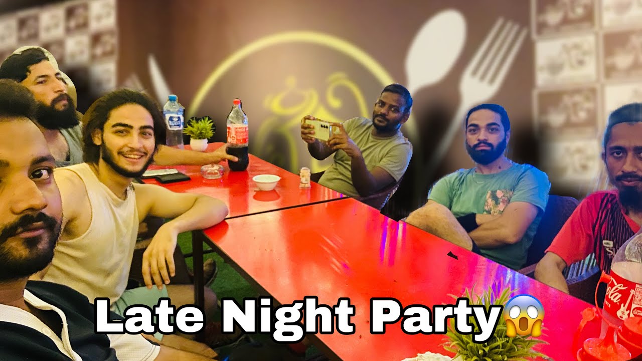 LATE NIGHT PARTY |A NIGHT WITH FRIENDS!!😱 - YouTube