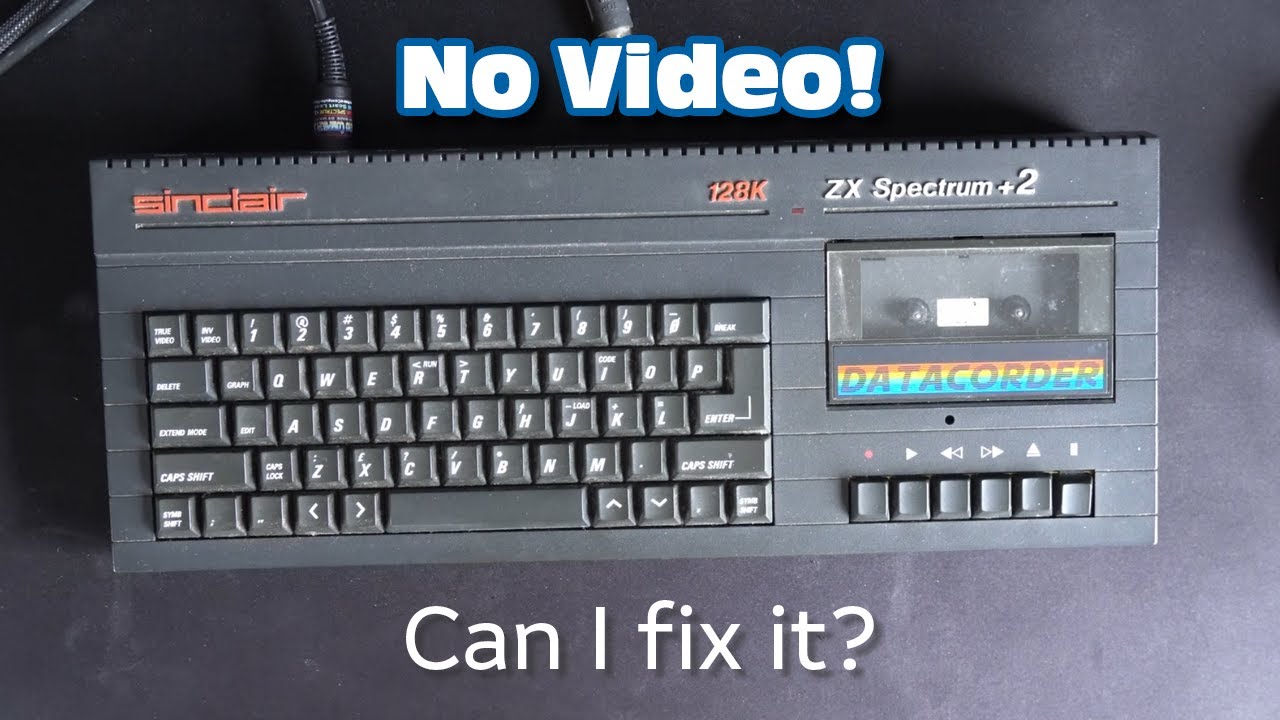 ZX Spectrum +2 can I get it working? - YouTube