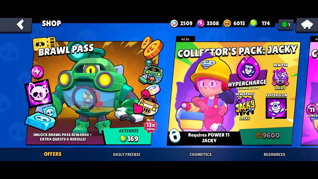 My FIRST BRAWL PASS + Unlocking a LEGENDARY Brawler | Brawl Stars ⚡ ...