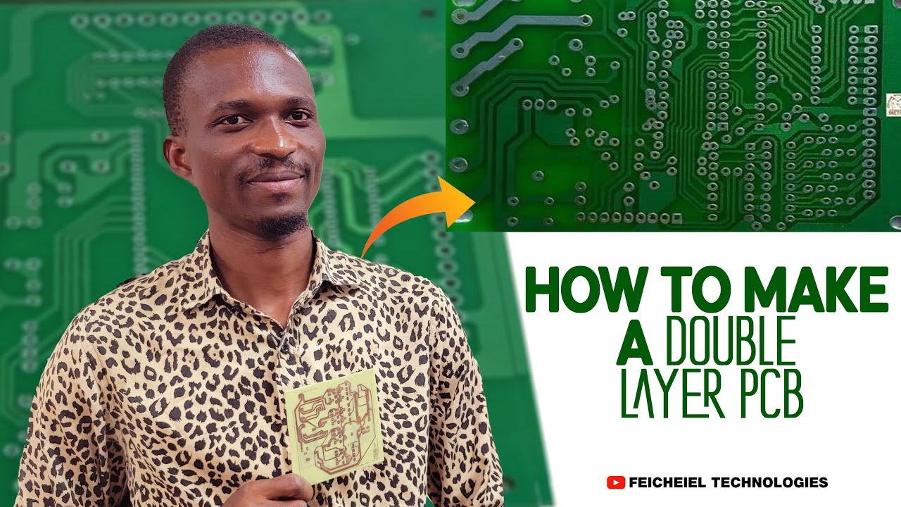 How to Etch a Double-Layered PCB with No-Heat Toner Transfer Process ...