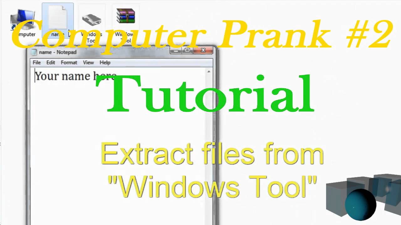 Computer Pranks: #2 Formatting Hard Drive - YouTube