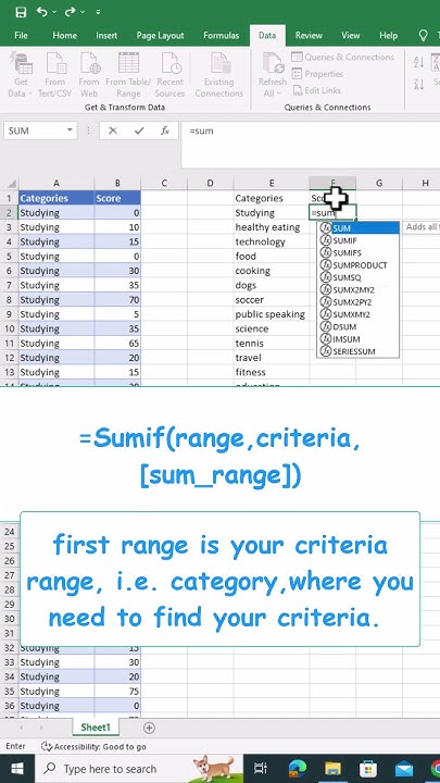 "Excel Shortcut Mastery: Remove duplicate, Calculate Sum with SUMIF, and Sort Data" # ...