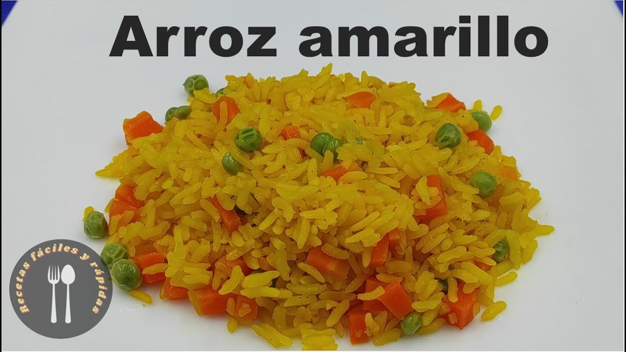 Arroz amarillo con azafrán - YouTube