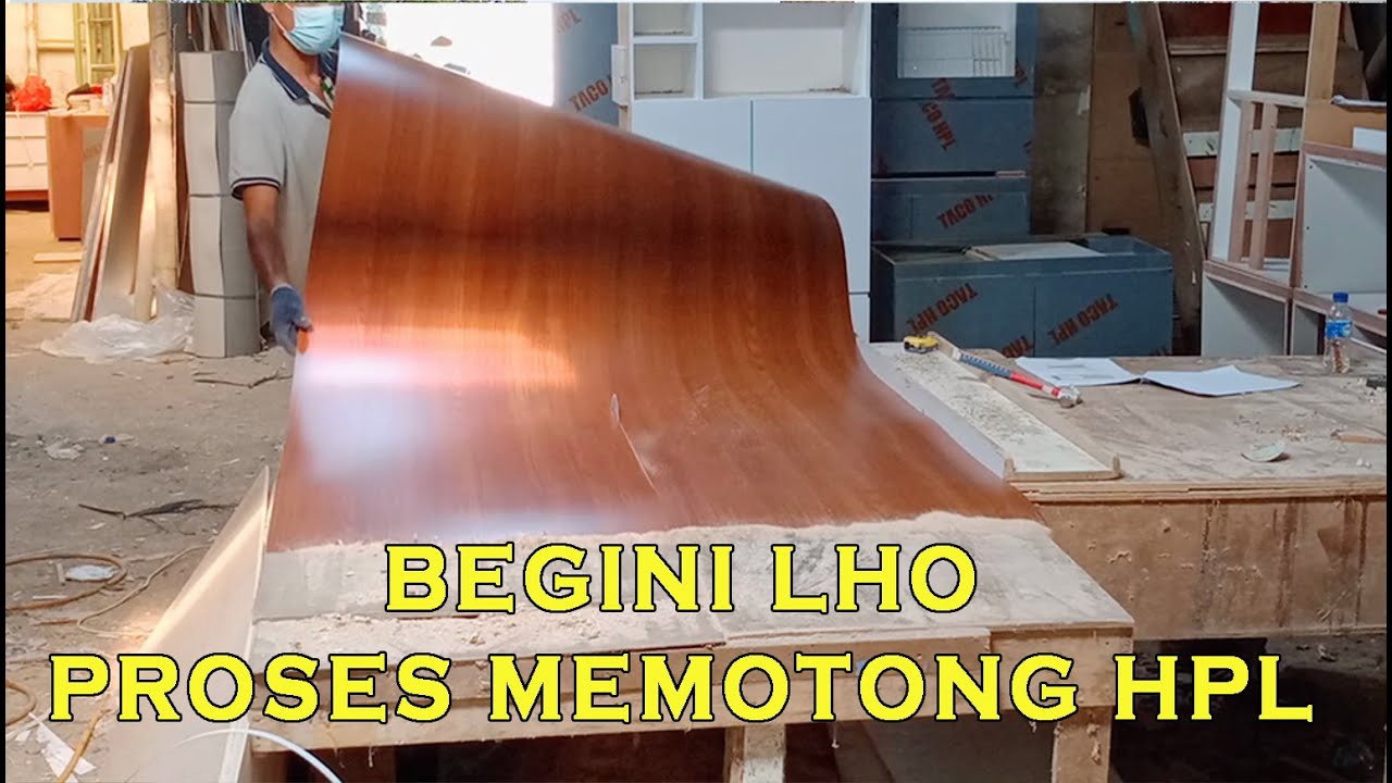 CARA MEMOTONG HPL / HOW TO CUT HPL - YouTube