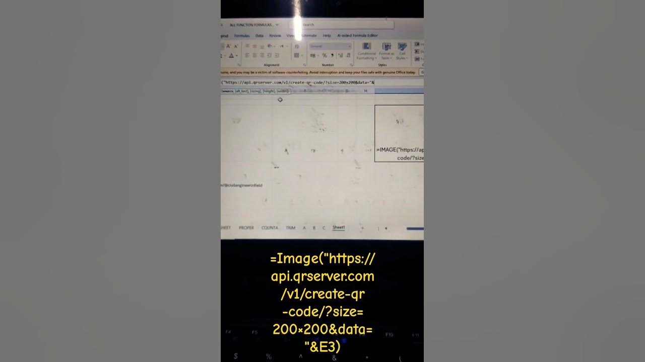 How To Make Qr Code In Seconds 😲 Excel Trending Shortvideo Shorts Viral Exceltech Civil