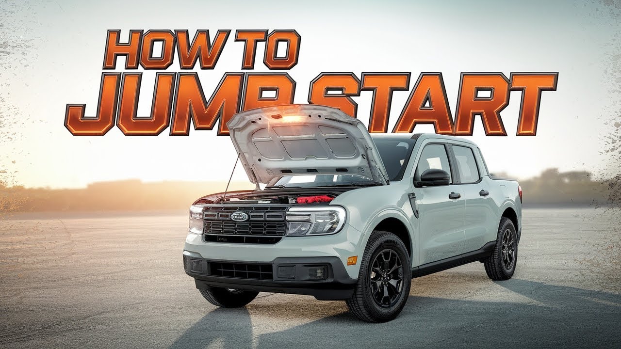 How to easily jump start a Ford Maverick hybrid - YouTube