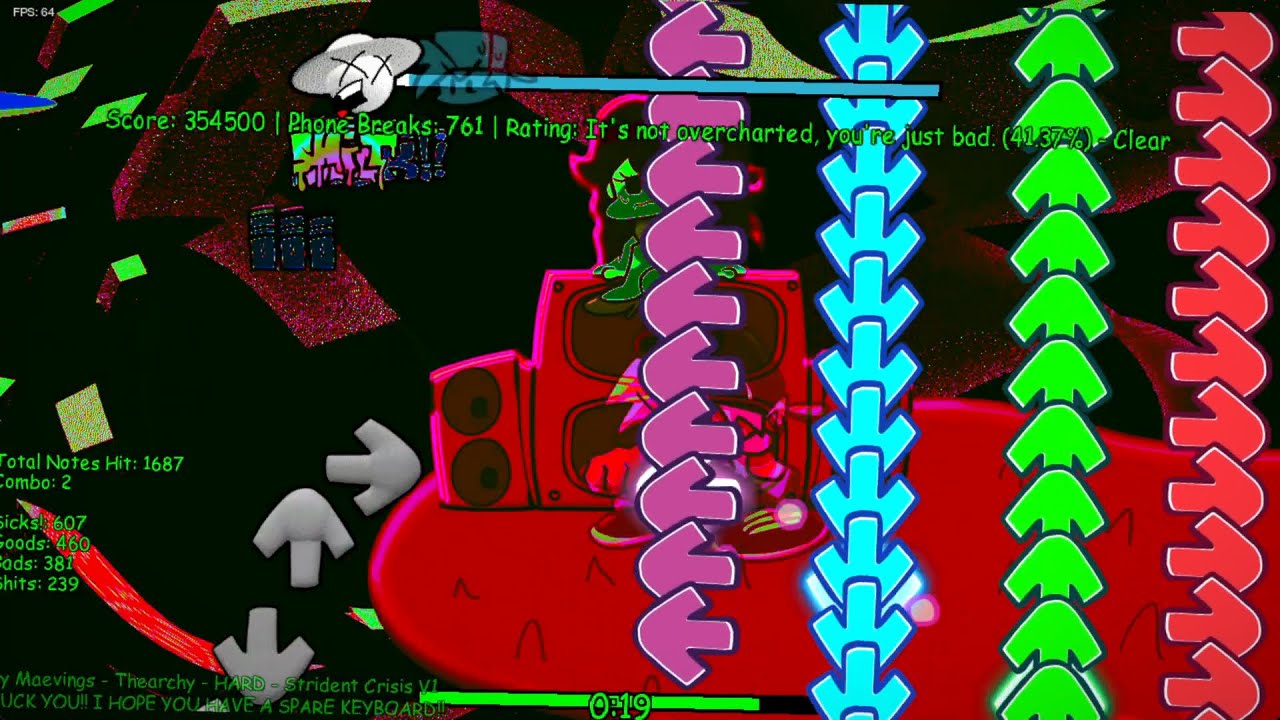 [FNF] Thearchy - 805 Misses (4K) - YouTube