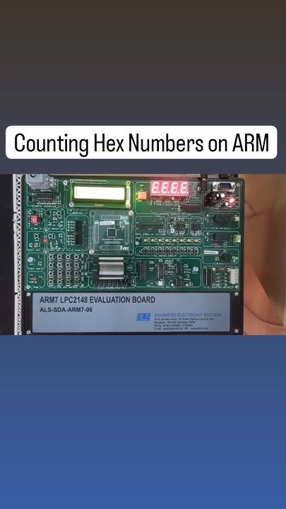 Counting Hex Numbers on ARM #education - YouTube