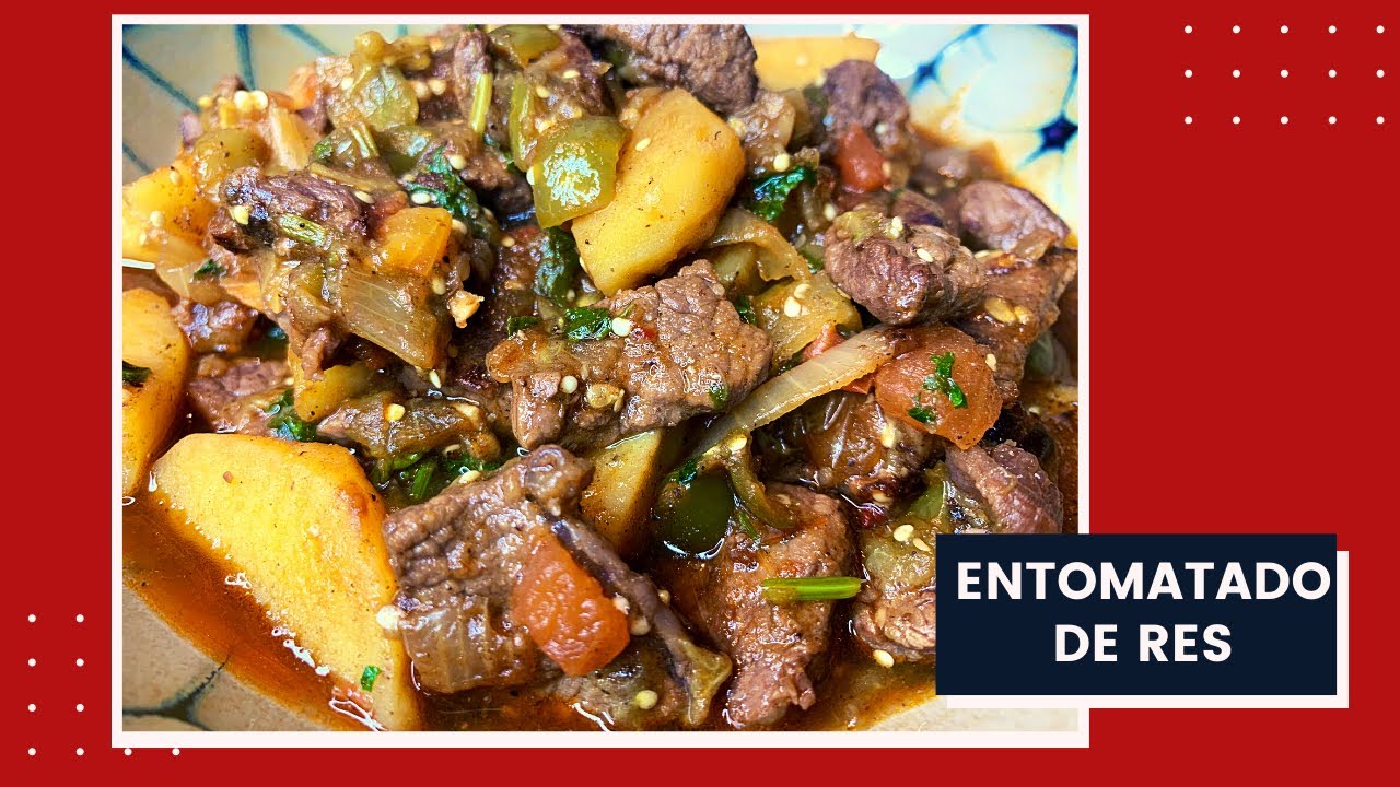 CARNE DE RES ENTOMATADA SABROSAAA - YouTube