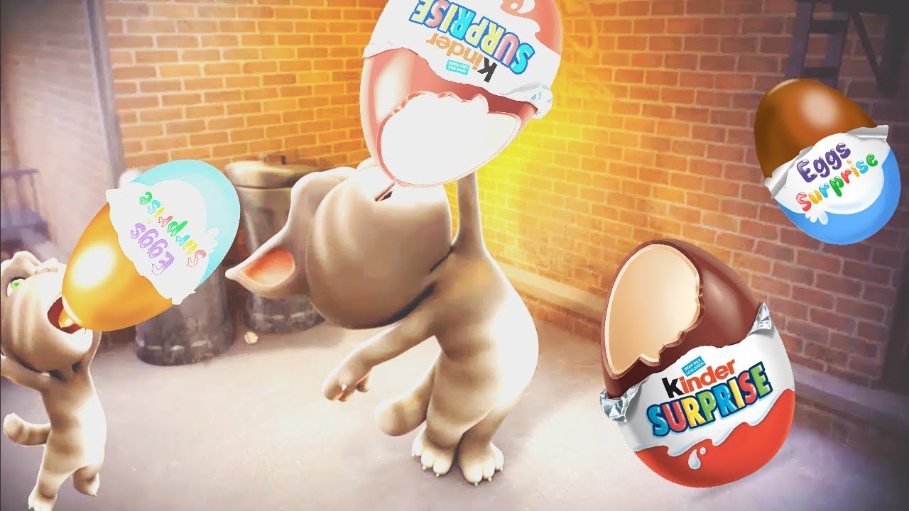 Talking Tom Cat-Tom Cat And Friends-TALKING CAT EGGS SURPRISE-Series ...