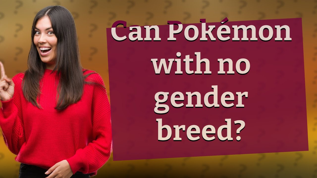 Can Pokémon with no gender breed? - YouTube