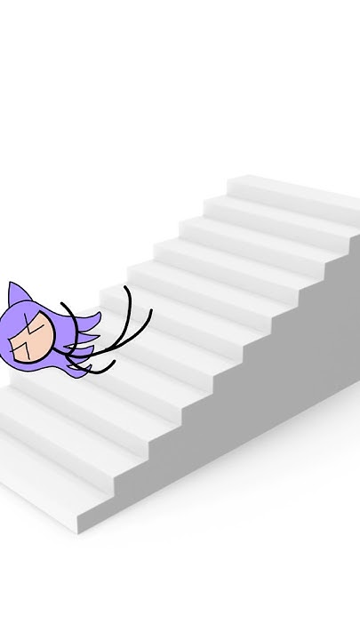 【Gacha】 Falling up the stairs?! #flipnote #gacha #funny #comedy - YouTube