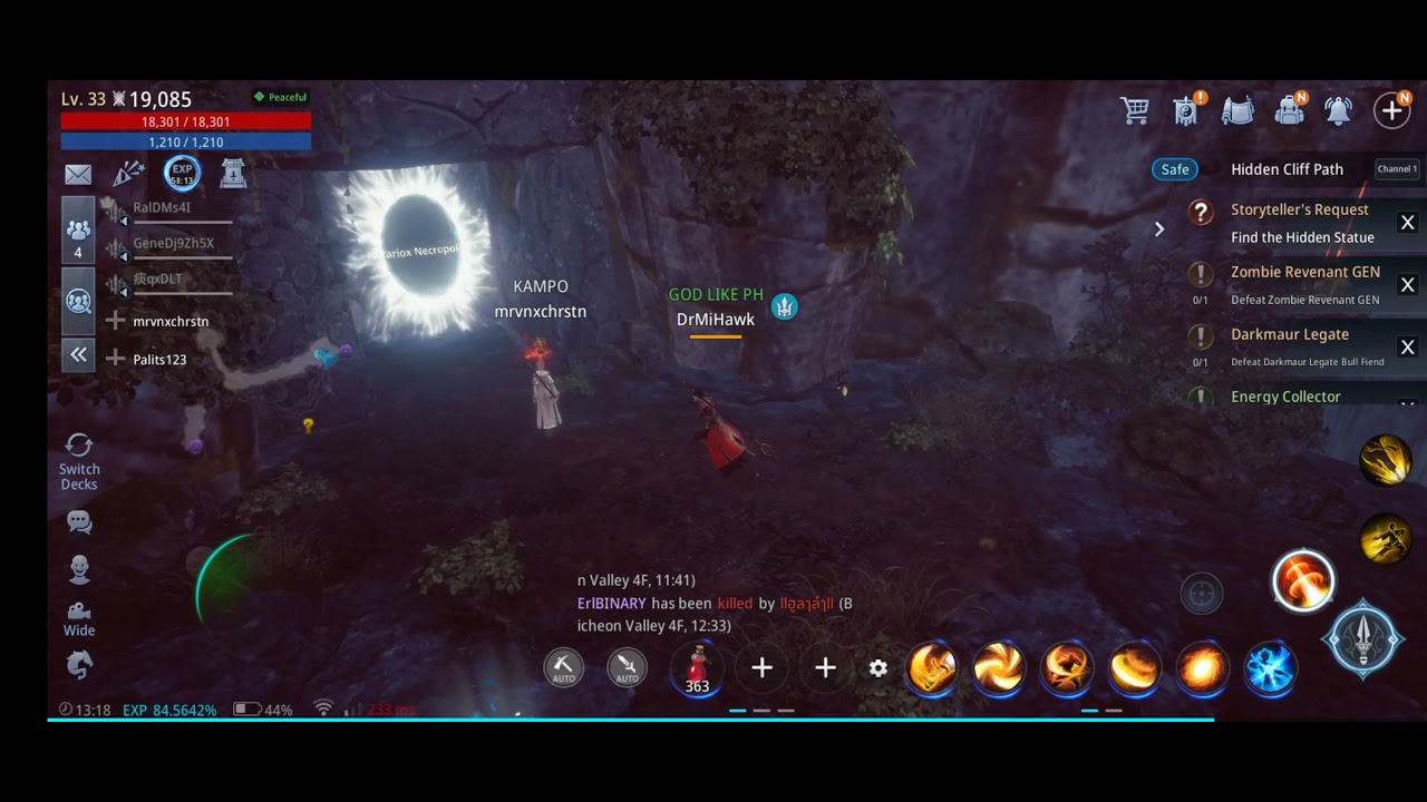 MIR4 Find The Hidden Statue - Hidden Cliff Path - YouTube