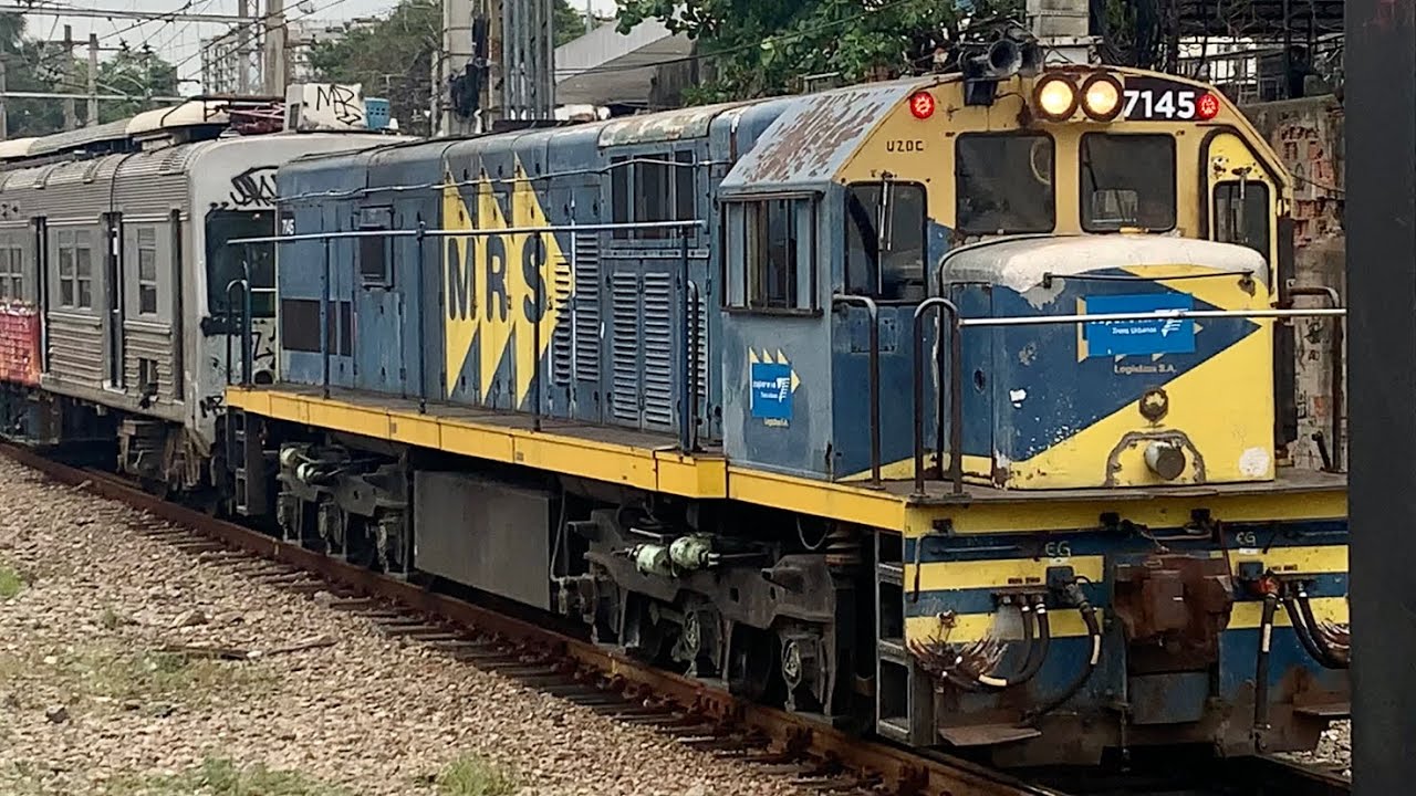 Supervia | Adeus a 708/713, trens baixados sendo rebocados pela GE U20C e 2005 002 - YouTube