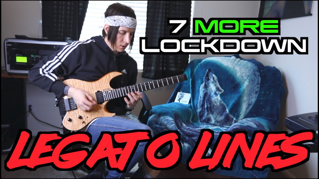 7 MORE Lockdown Legato Lines | Quarantine Guitar Lesson - YouTube