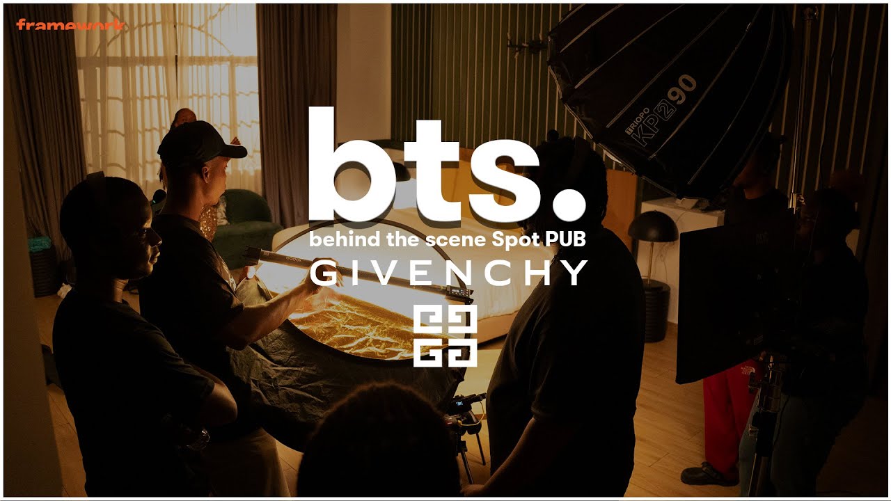 bts#4 _ Commercial Advertising for GIVENCY [behind the scene] - YouTube