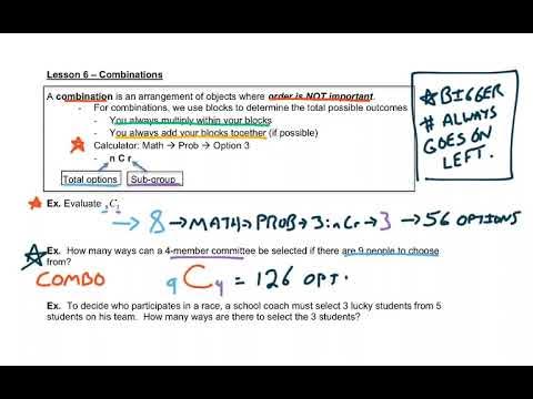 Counting Methods Lesson 6.1 - YouTube