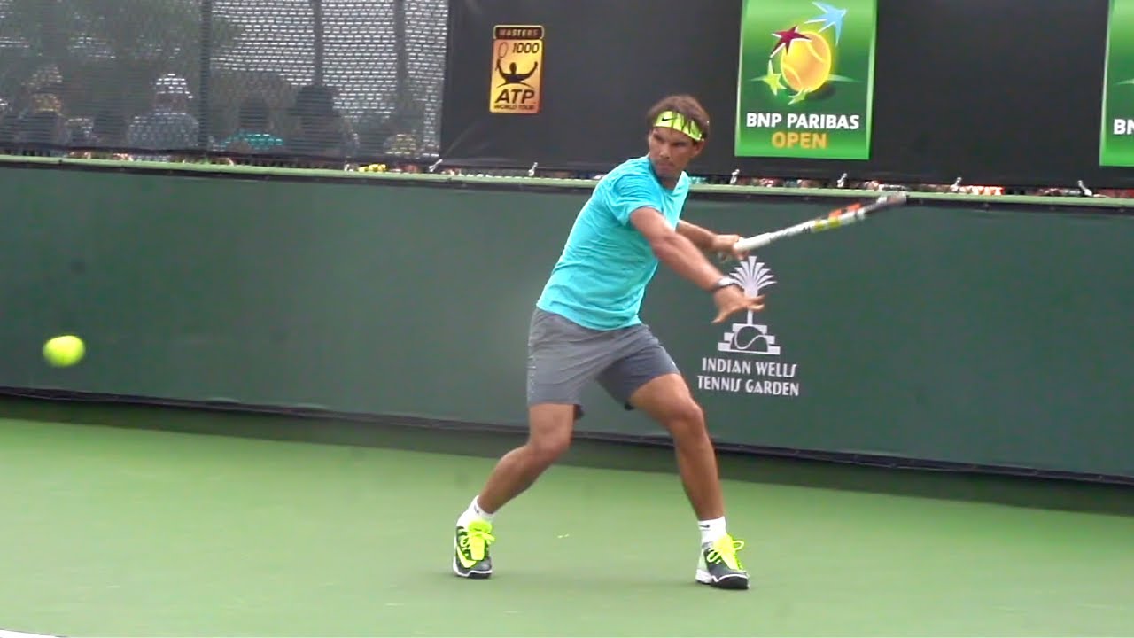 Rafael Nadal Forehand Slow Motion - Modern ATP Forehand Technique - YouTube