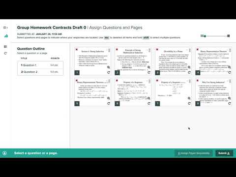 Gradescope tutorial video