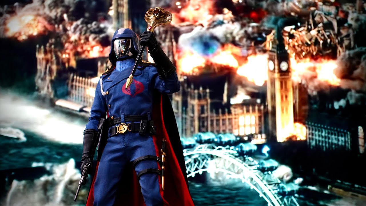 Cobra Commander from GI Joe by ThreeZero unboxing and review - YouTube