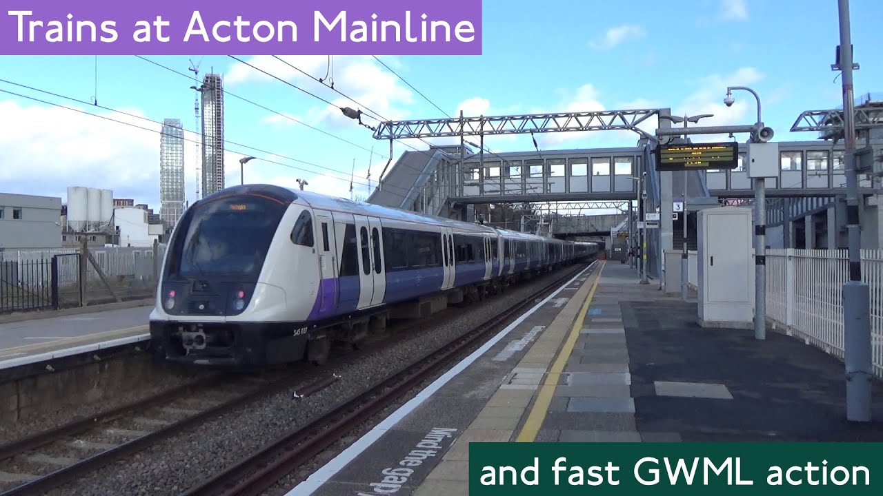 TfL rail and GWML action at Acton Mainline - YouTube