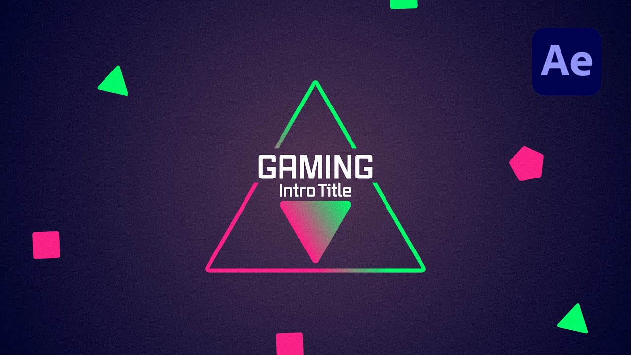 Animating a Gaming Title Intro | After Effects Tutorial - YouTube