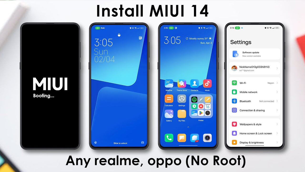 🔥I Install MIUI 14 on any Realme, Oppo devices | Without Root - YouTube