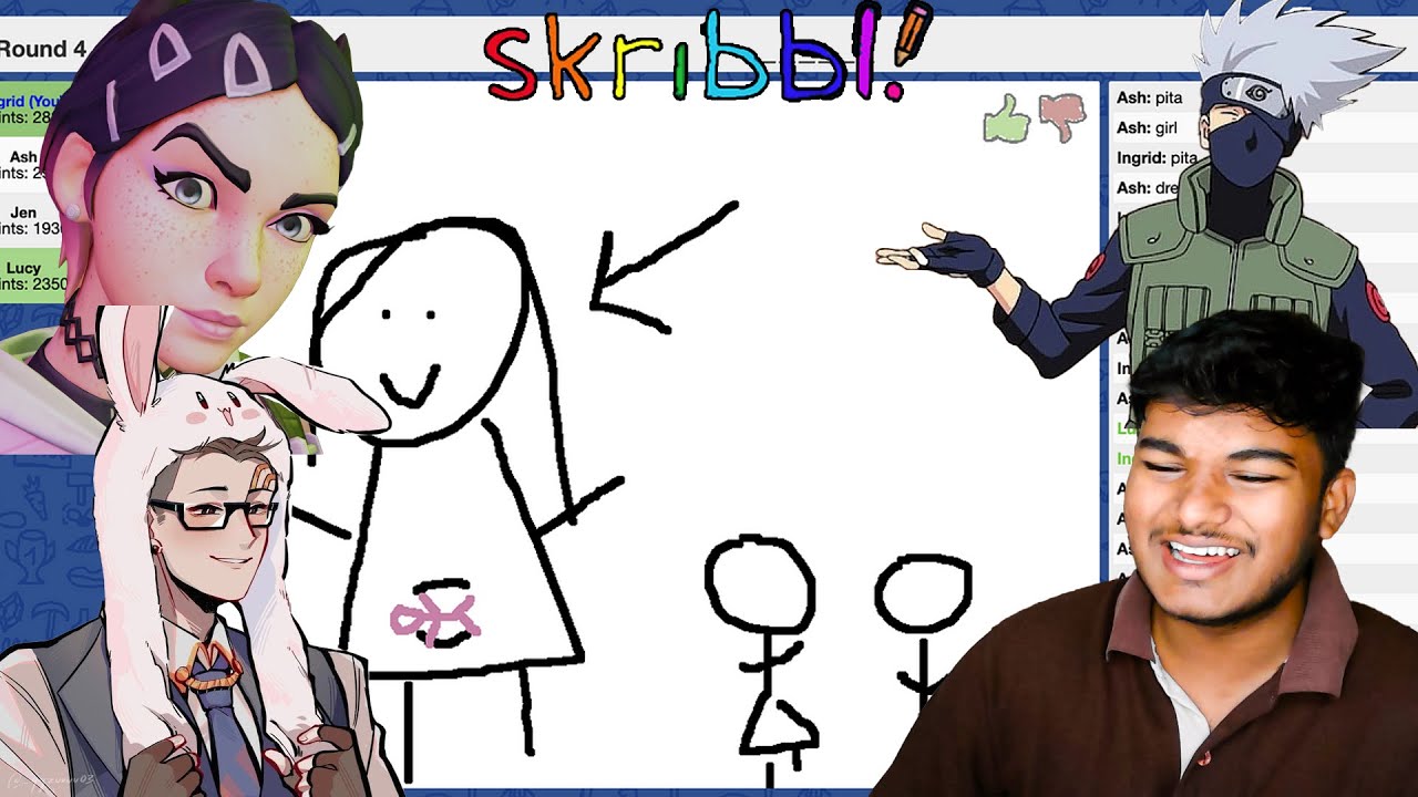 Playing Scribble io With Friends DIDN'T expect This!!!!! - YouTube