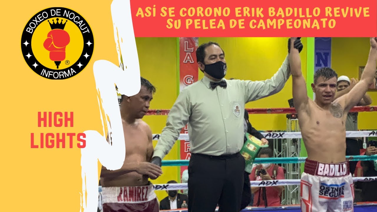 High Lights Erik Badillo Vs Gabriel Ramírez - YouTube