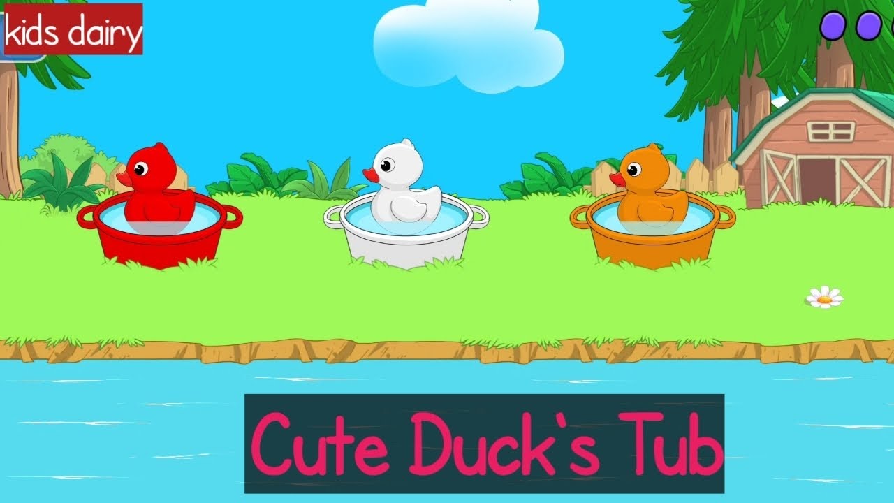 "Rub-a-Dub-Dub! Cute duck's Bath Tub! " - YouTube