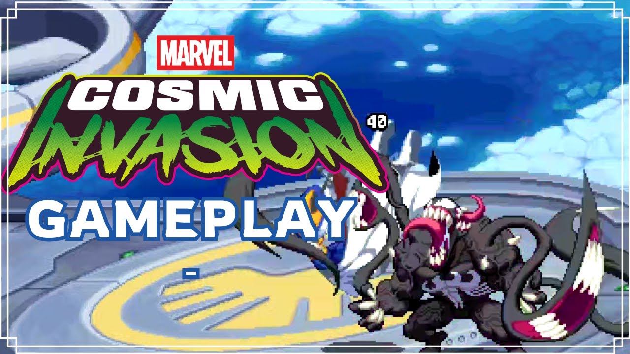 Venom & Wolverine vs TaskMaster - MARVEL COSMIC INVASION Demo #gameplay ...
