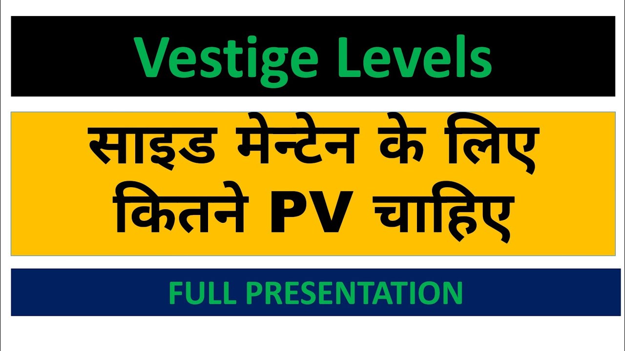 Vestige All Pins Level - Side PV Maintain | Level Qualifications Rules ...