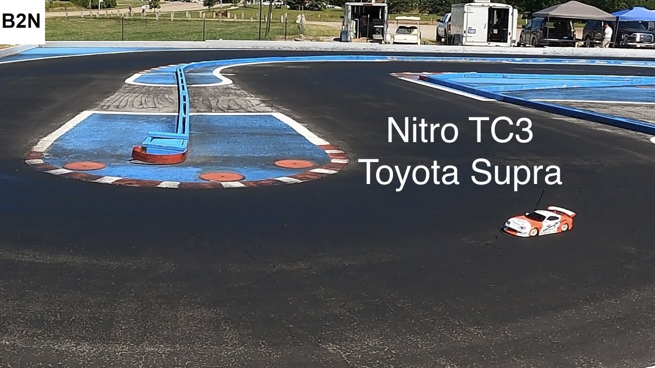 Nitro TC3 Toyota Supra - ON TRACK - YouTube