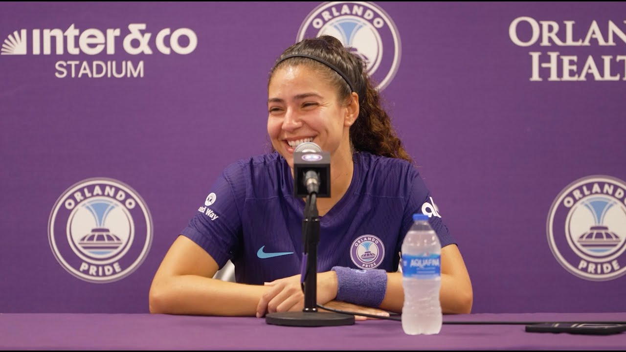 Angelina | Post-Game Comments | Orlando Pride vs Houston Dash - YouTube