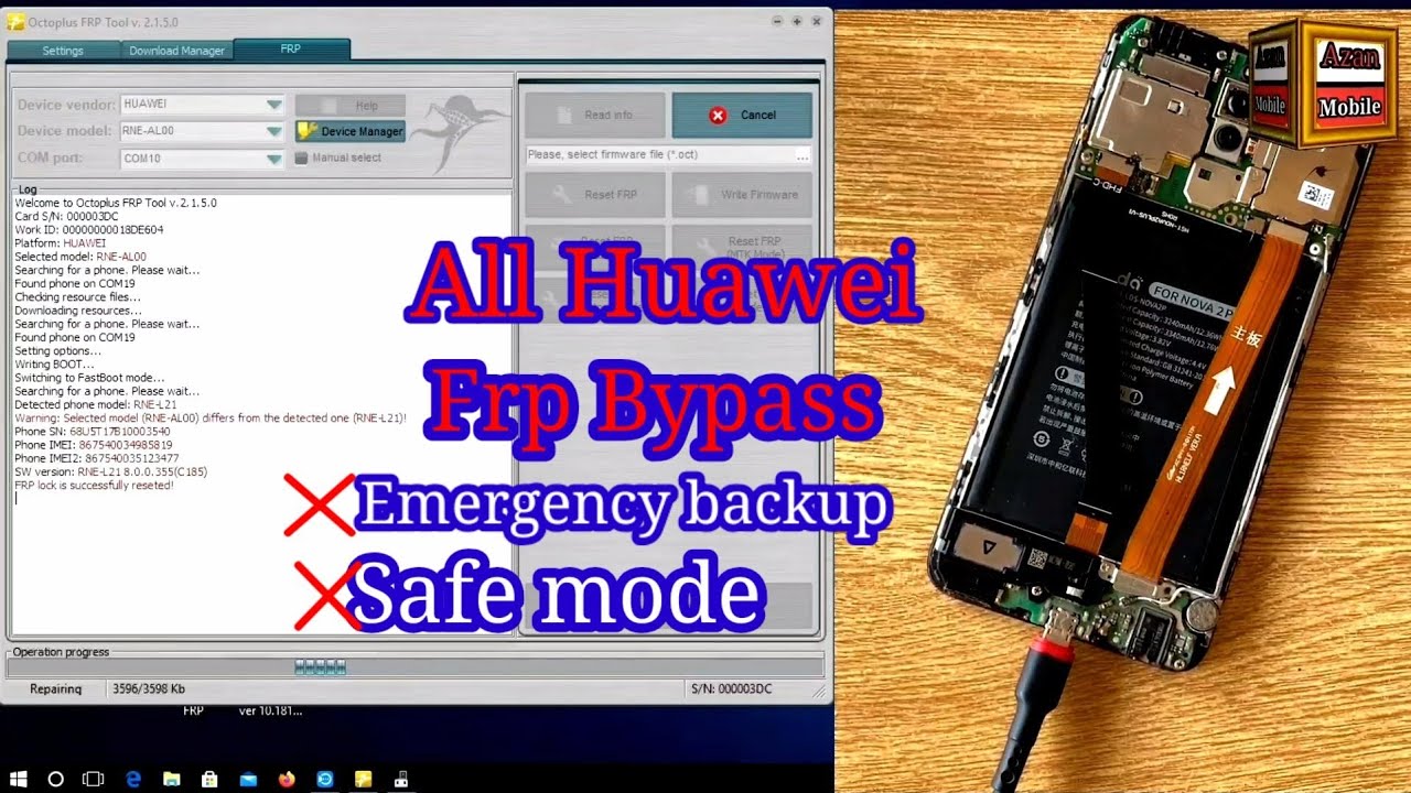 All Huawei Frp Bypass Safe Mode Emergency Backup Not Working|Mete 10 ...