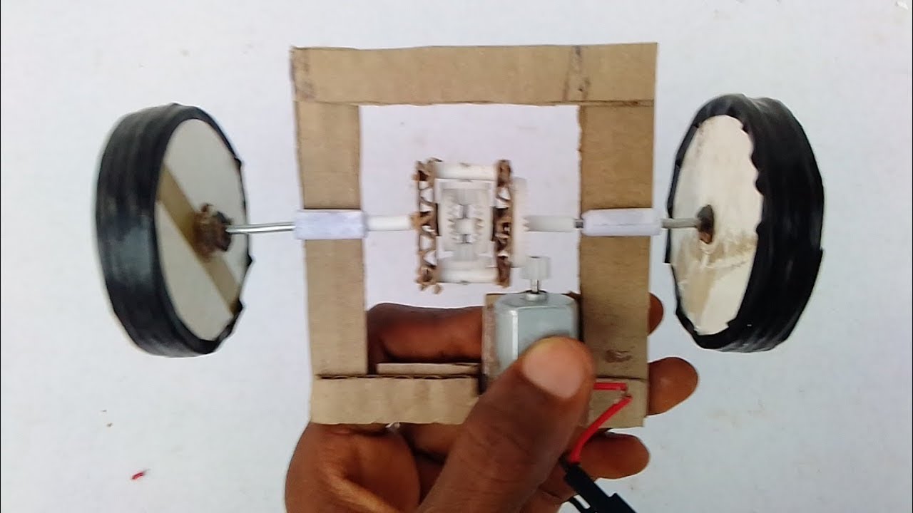 How to make a Differential Gearbox || DIY || Creative Mindz - YouTube