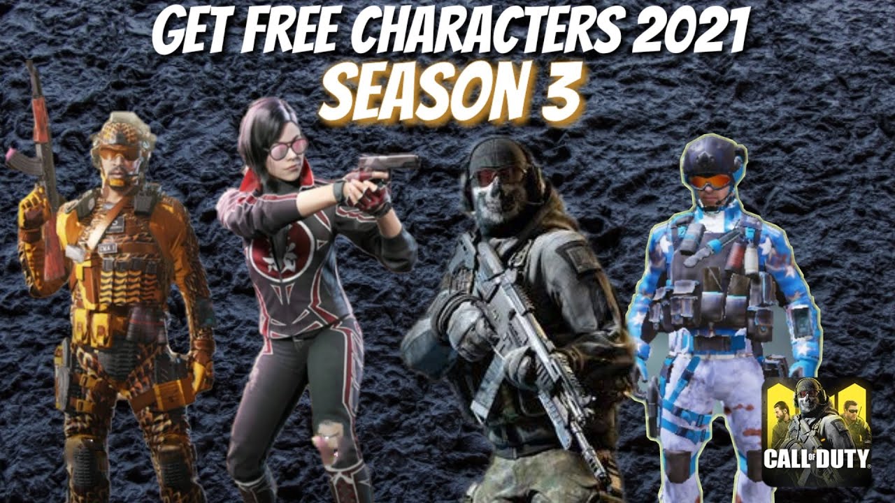 How To Unlock FREE Character Skins in Call of Duty Mobile - 2021 Season ...