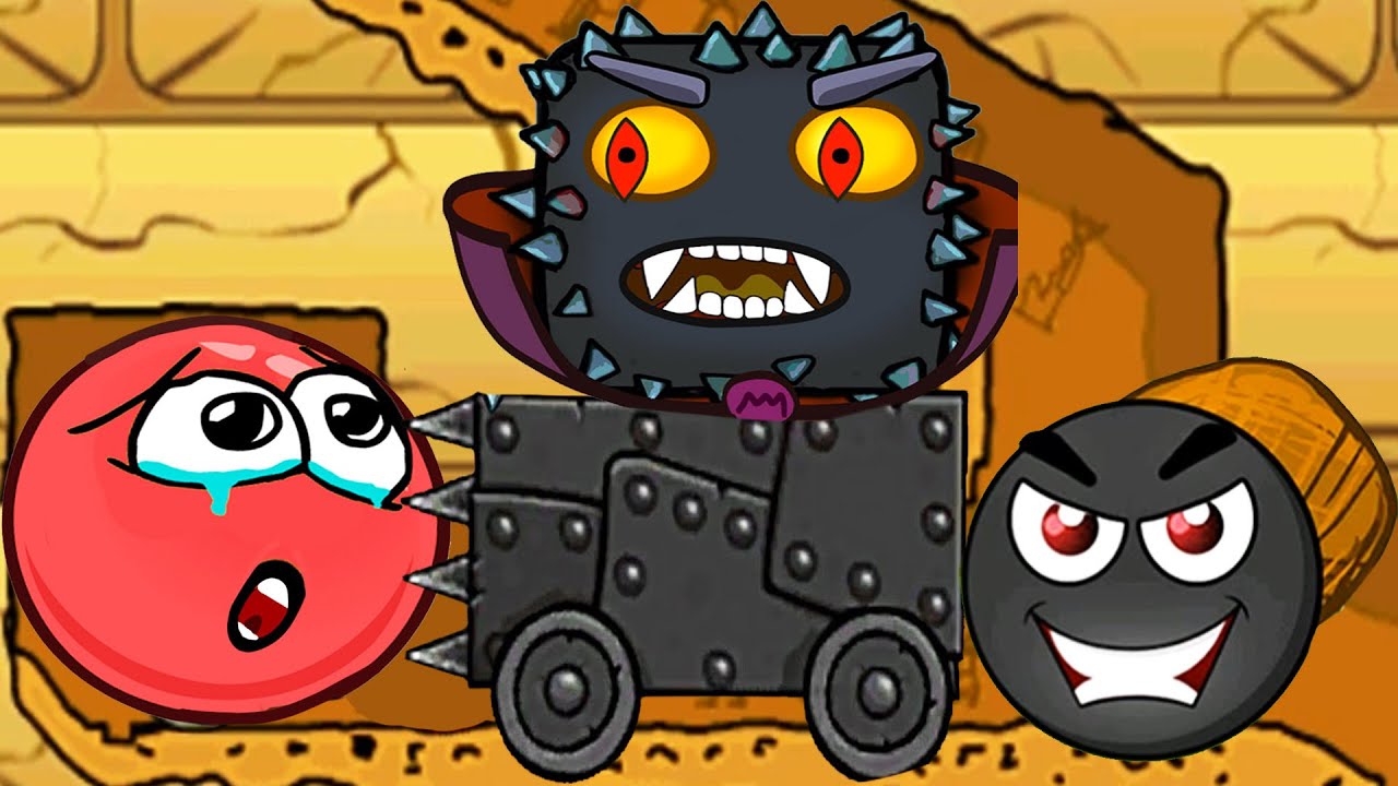 Walkthrough Red ball 3 play as an evil square. We jump on boxes, floats ...