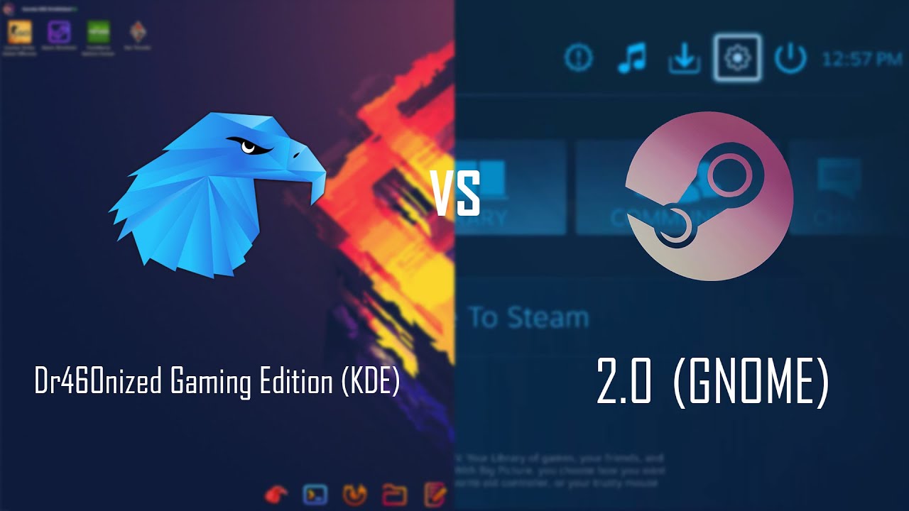 Garuda Linux KDE Dr460nized Gaming Edition vs SteamOS 2.0! - YouTube