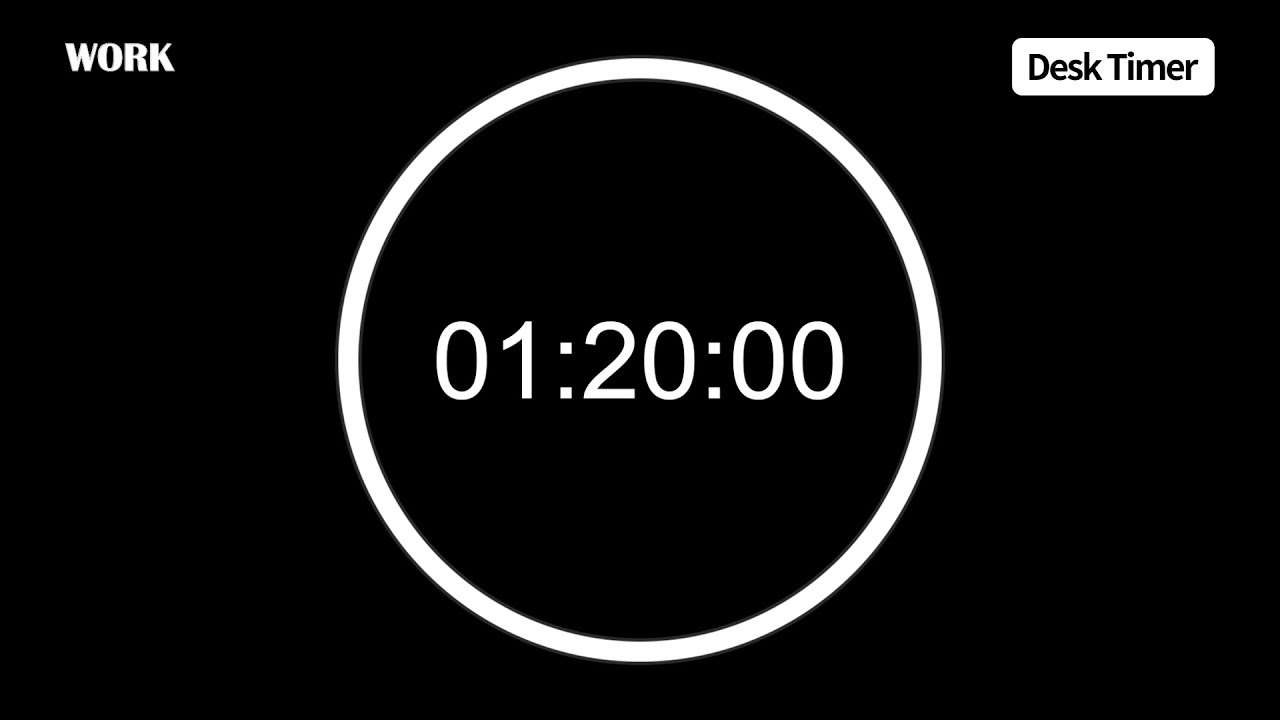 80/10 Pomodoro Timer (No Music) | 7 X 80min | 10:30:00 Focus Timer - YouTube