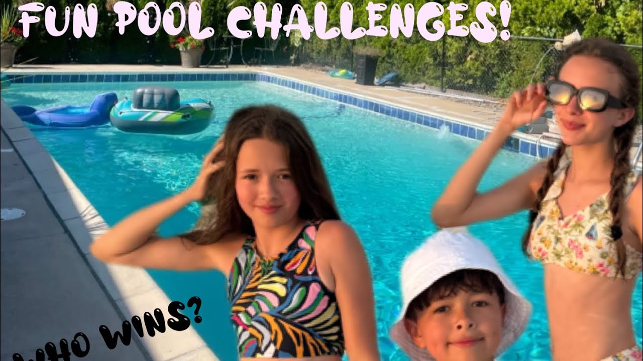 Fun Pool Challenges | ft. Mirra Star Show ~🏊‍♀️ - YouTube