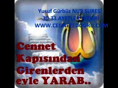 Yusuf Gürbüz NUR SURESİ 30-33.AYETLER TEFSİRİ