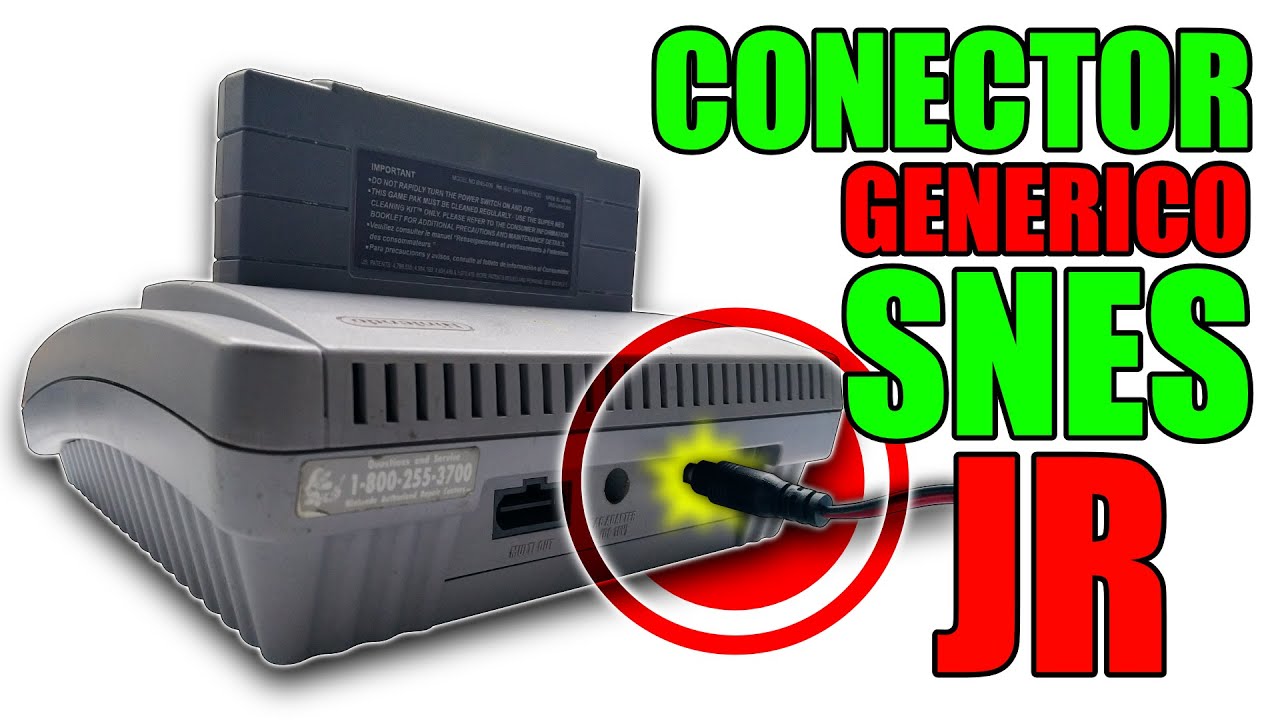 CAMBIAR EL CONECTOR DE LA SUPER NINTENDO JR - YouTube
