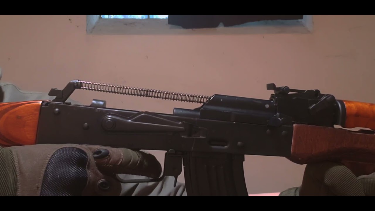 GHK AKM without dust cover - Airsoft Mechanism - YouTube