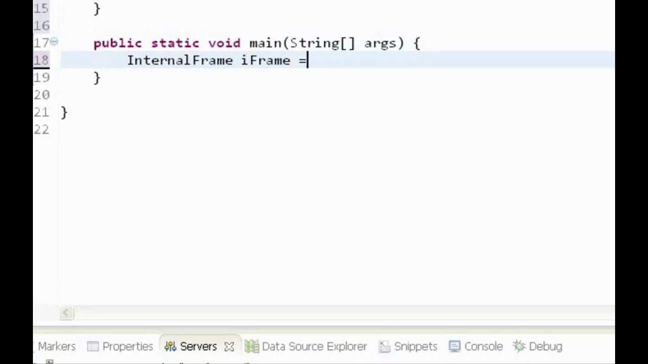 Java swing GUI tutorial #8: JInternalFrame - YouTube