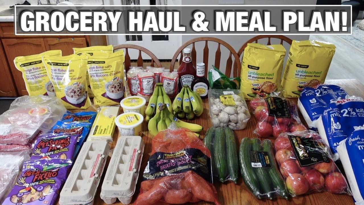 GROCERY HAUL & MEAL PLAN! JANUARY 2025 - YouTube