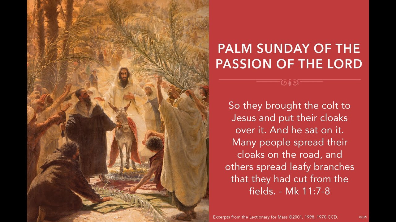 03/24/24 - Palm Sunday of the Lord’s Passion @ 9 AM - YouTube