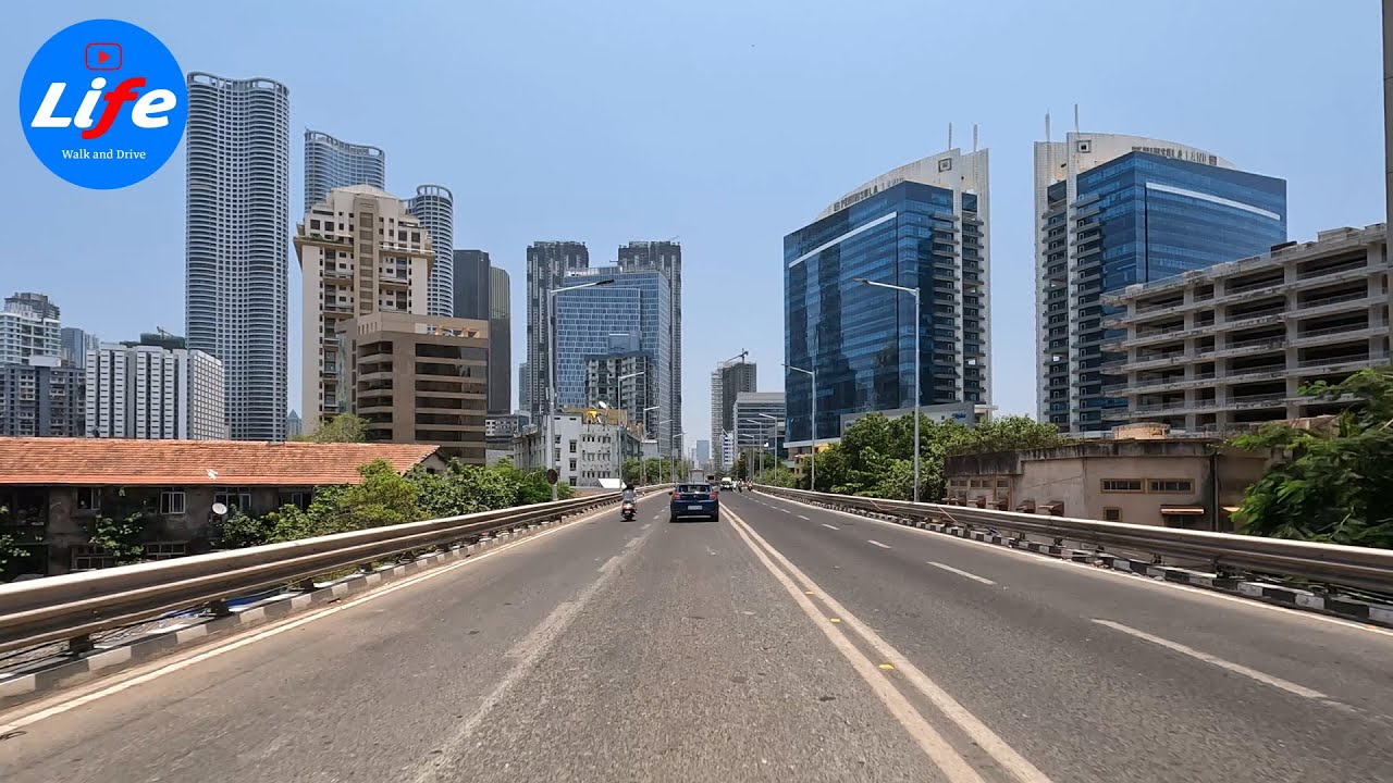 4K Drive in Mumbai - Lower Parel Skyline - YouTube