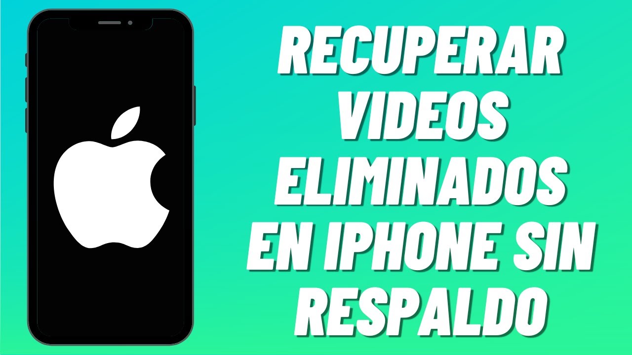 Cómo Recuperar Videos Eliminados En iPhone Sin Respaldo - YouTube