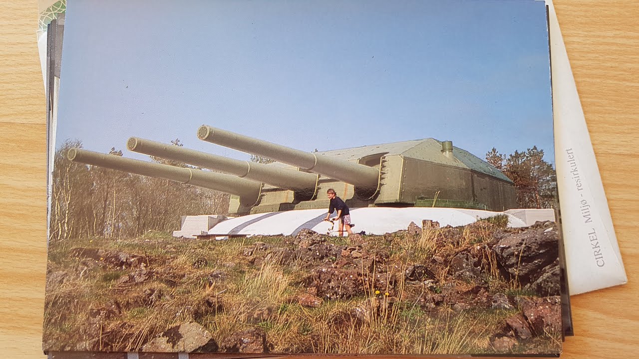 Austrått Coastal Artillery Fort, Norway, Postcard Set From The 1990s ...